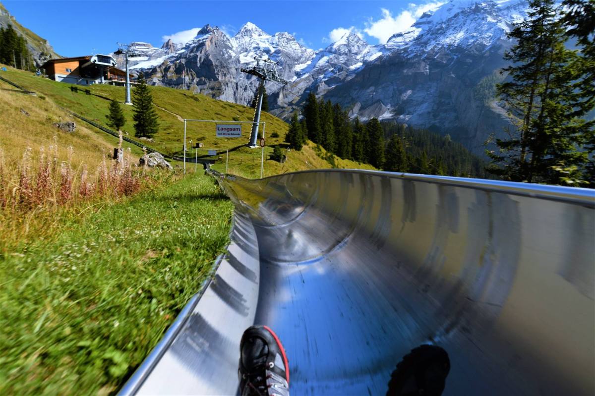 Rodelbahn Kandersteg : สนามสุดซิ่ง วิ่งลงเขาสุดสวย – UncleDoctor Vacation
